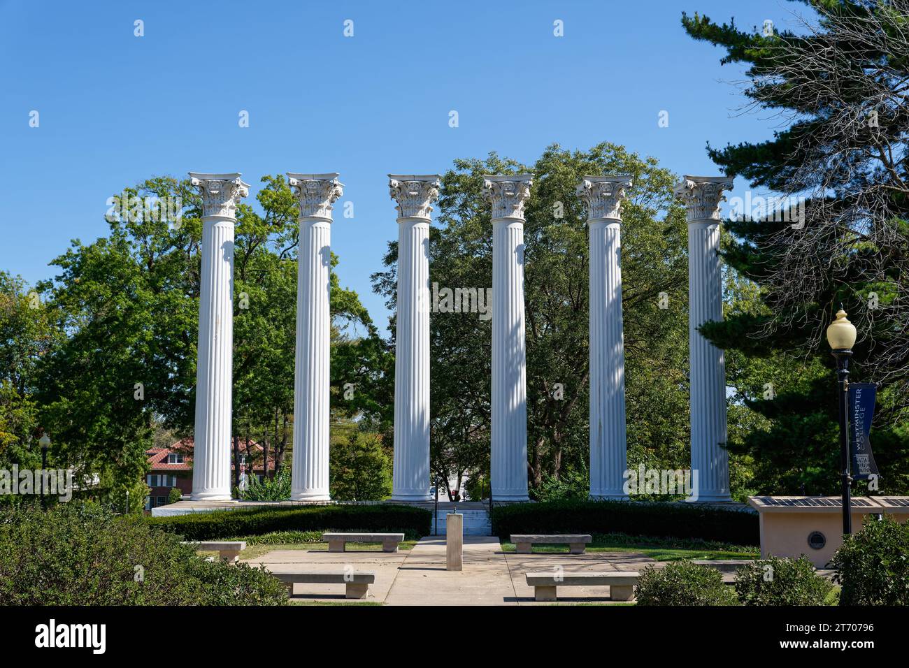 Fulton, MO - Oct. 1, 2023:These columns are all that remain of the ...