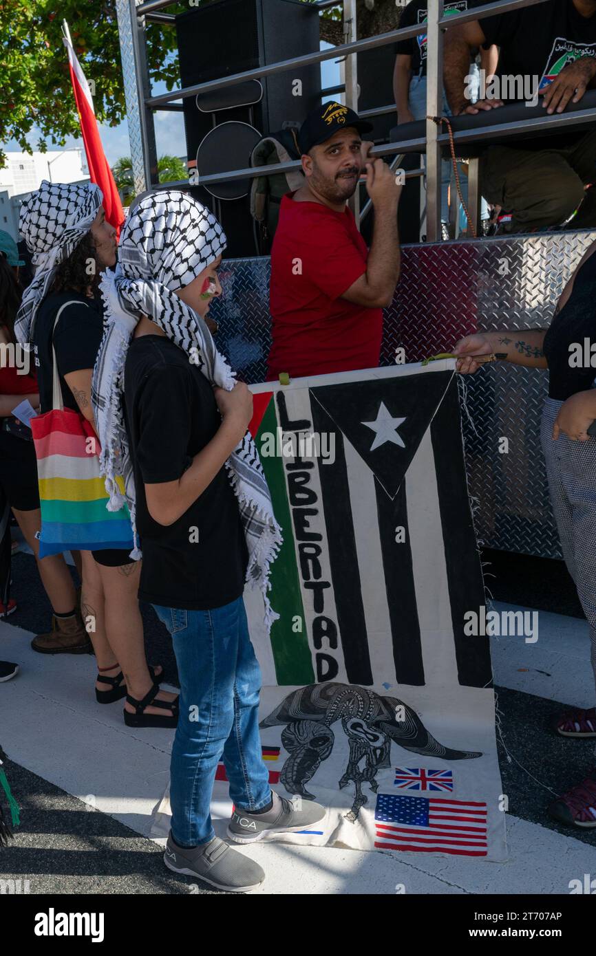 SAN JUAN , Puerto Rico - March for Palestine at Holocaust Memorial ...