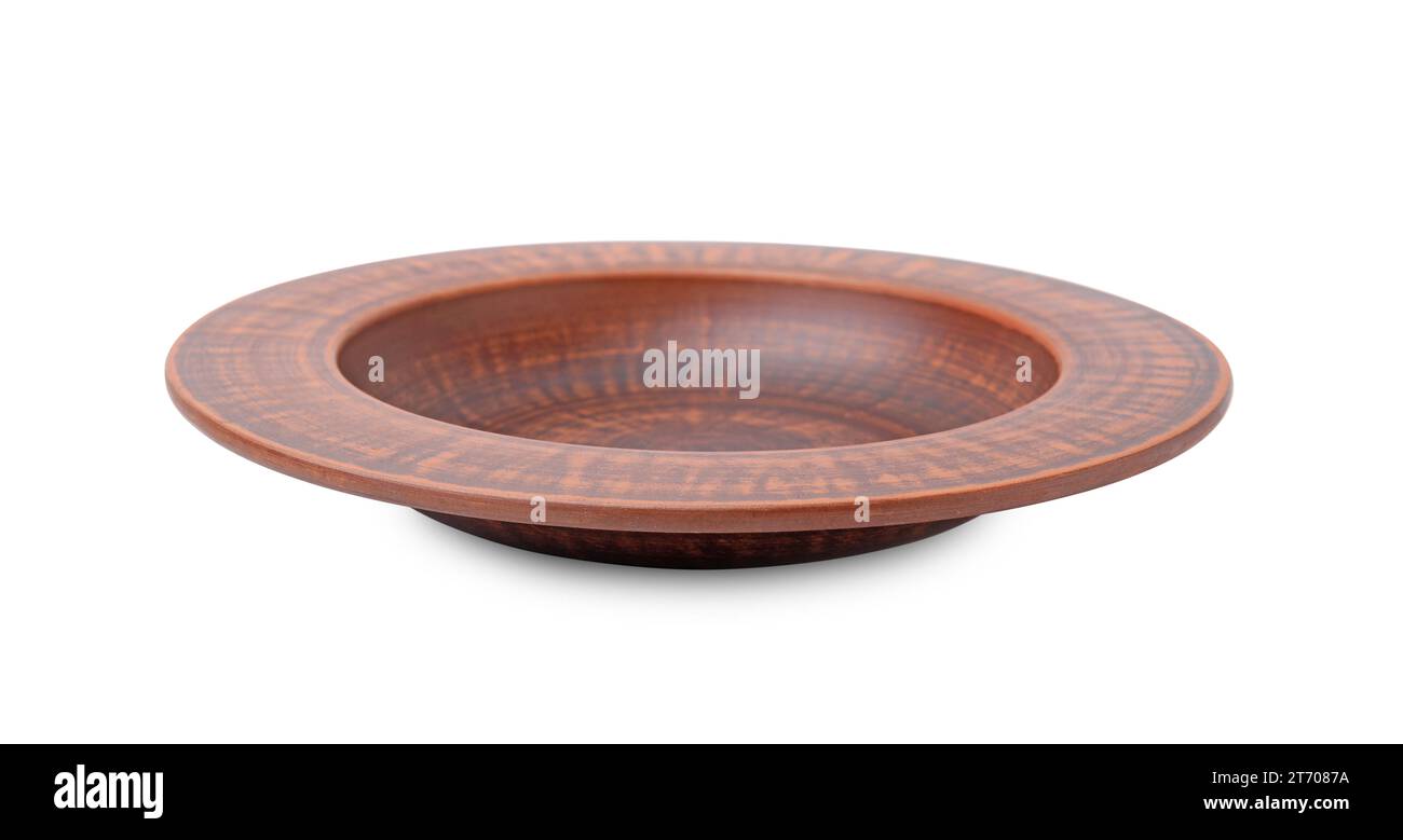 Stylish brown clay plate hi-res stock photography and images - Alamy