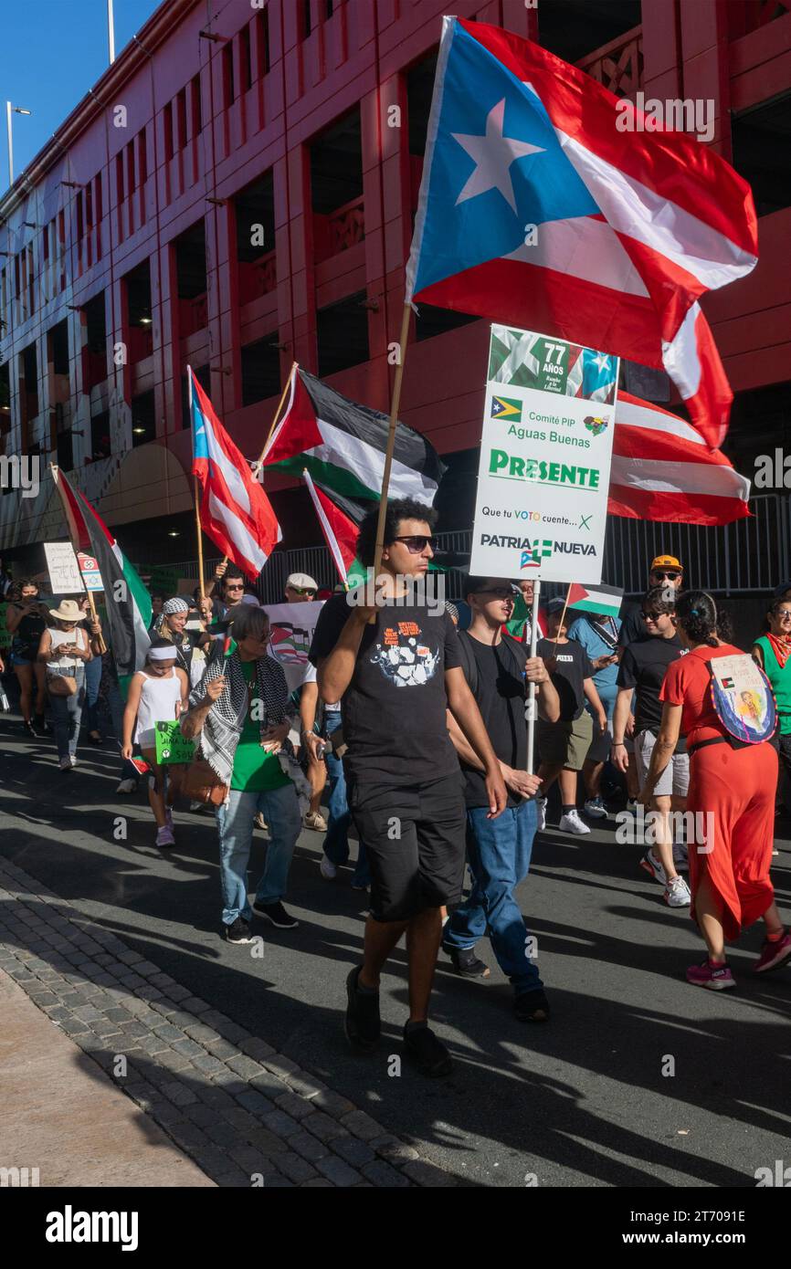 SAN JUAN , Puerto Rico - March for Palestine at Holocaust Memorial ...