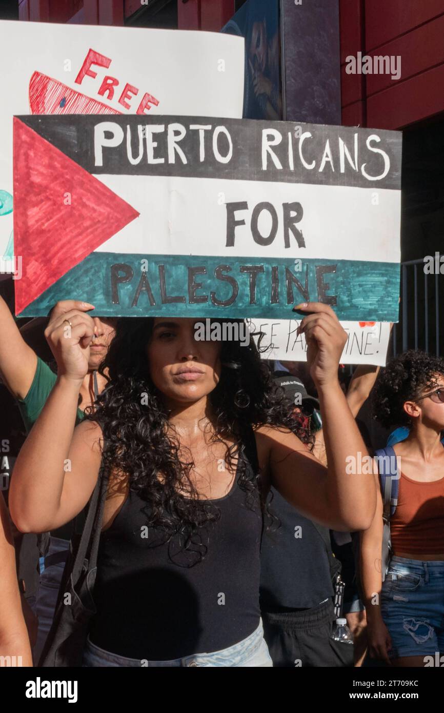 SAN JUAN , Puerto Rico - March for Palestine at Holocaust Memorial ...