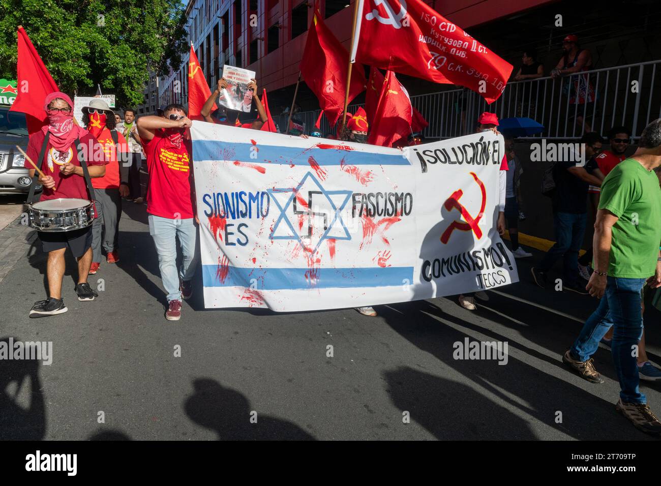 SAN JUAN , Puerto Rico - March for Palestine at Holocaust Memorial ...