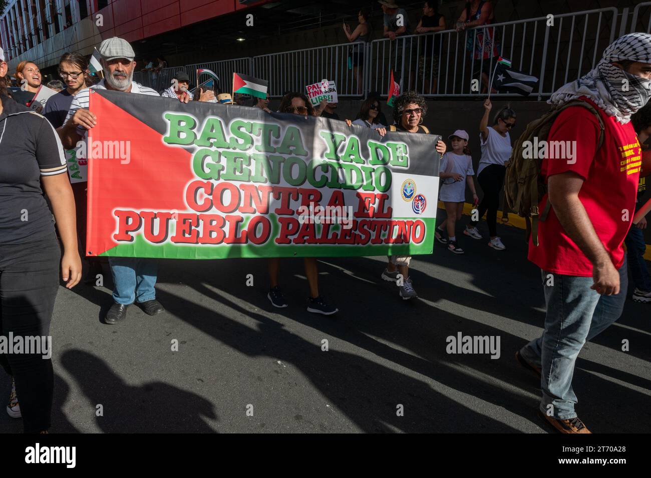 SAN JUAN , Puerto Rico - March for Palestine at Holocaust Memorial ...