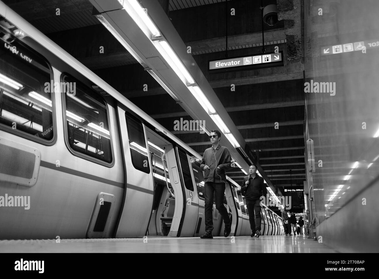 Inside tram Black and White Stock Photos & Images - Alamy