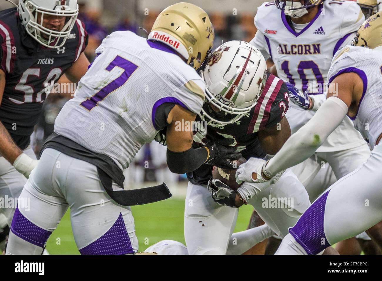 November 12, 2023: Texas Southern Tigers running back Jacorey Howard ...