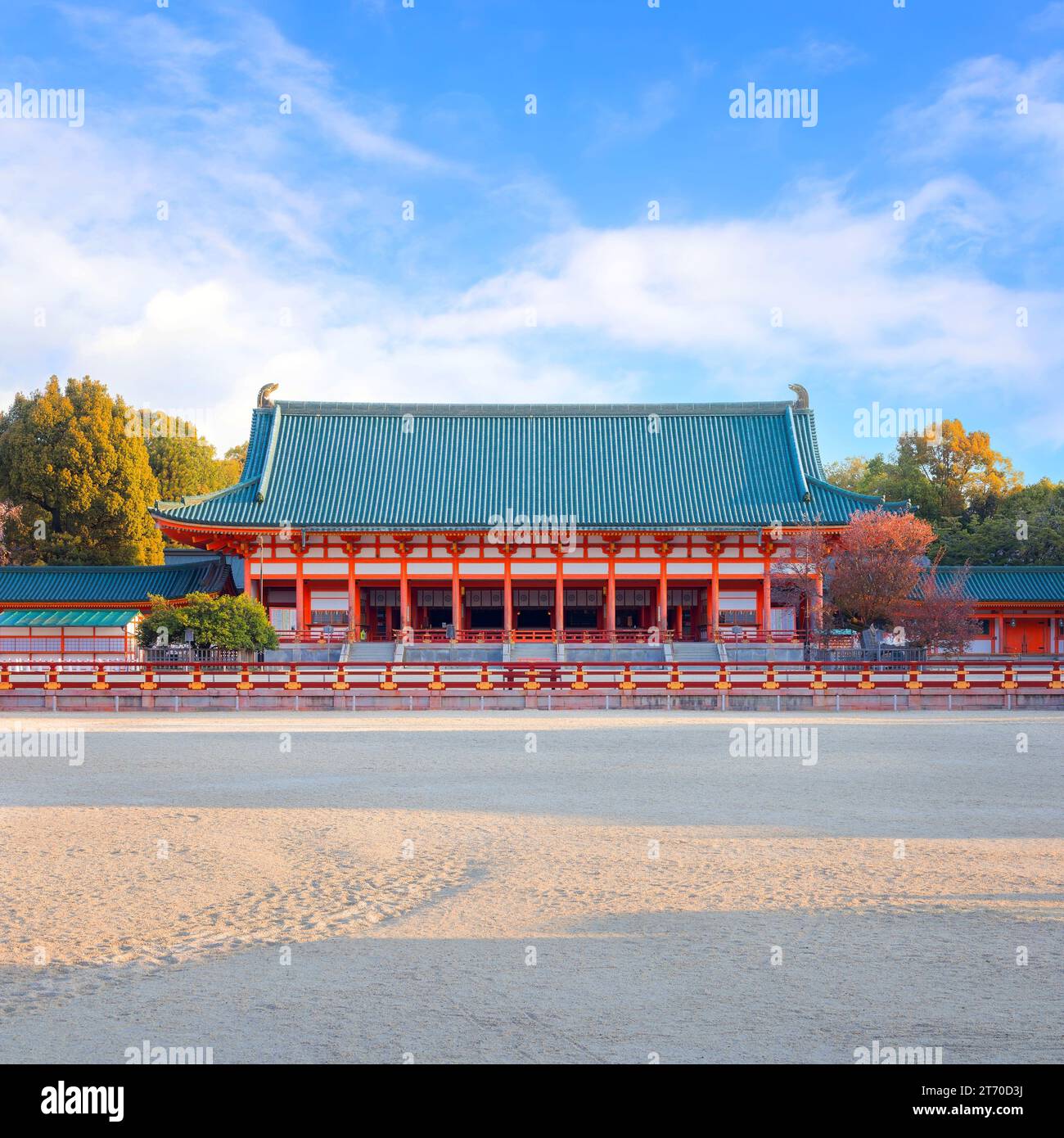 Kyoto, Japan - April 2 2023: Heian Shrine built on the occasion of ...