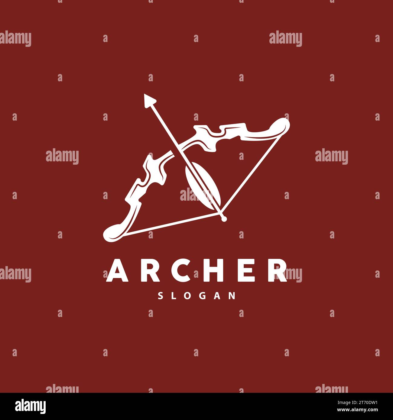 Archer Logo, Archery Arrow Vector, Elegant Simple Minimalist Design ...