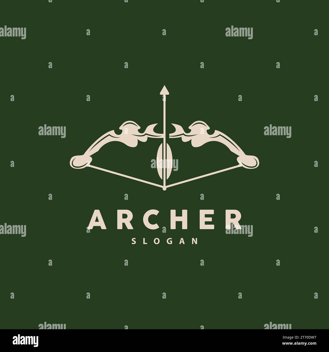 Archer Logo, Archery Arrow Vector, Elegant Simple Minimalist Design ...