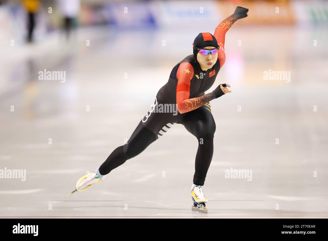 Li Qishi (CHN), NOVEMBER 10, 2023 - Speed Skating : ISU Speed Skating ...