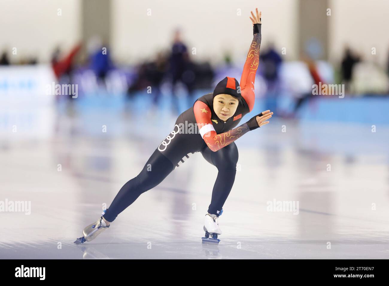 Zou Xinyue (CHN), NOVEMBER 11, 2023 - Speed Skating : ISU Speed Skating ...