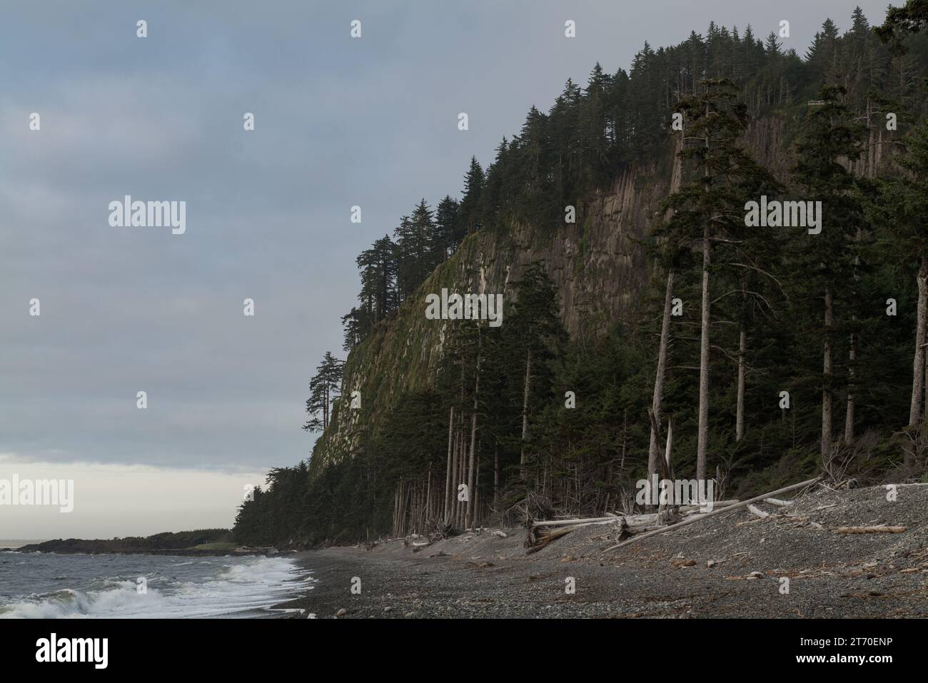 Beautiful tow hill taken from Agate beach in Haida Gwaii Stock Photo ...