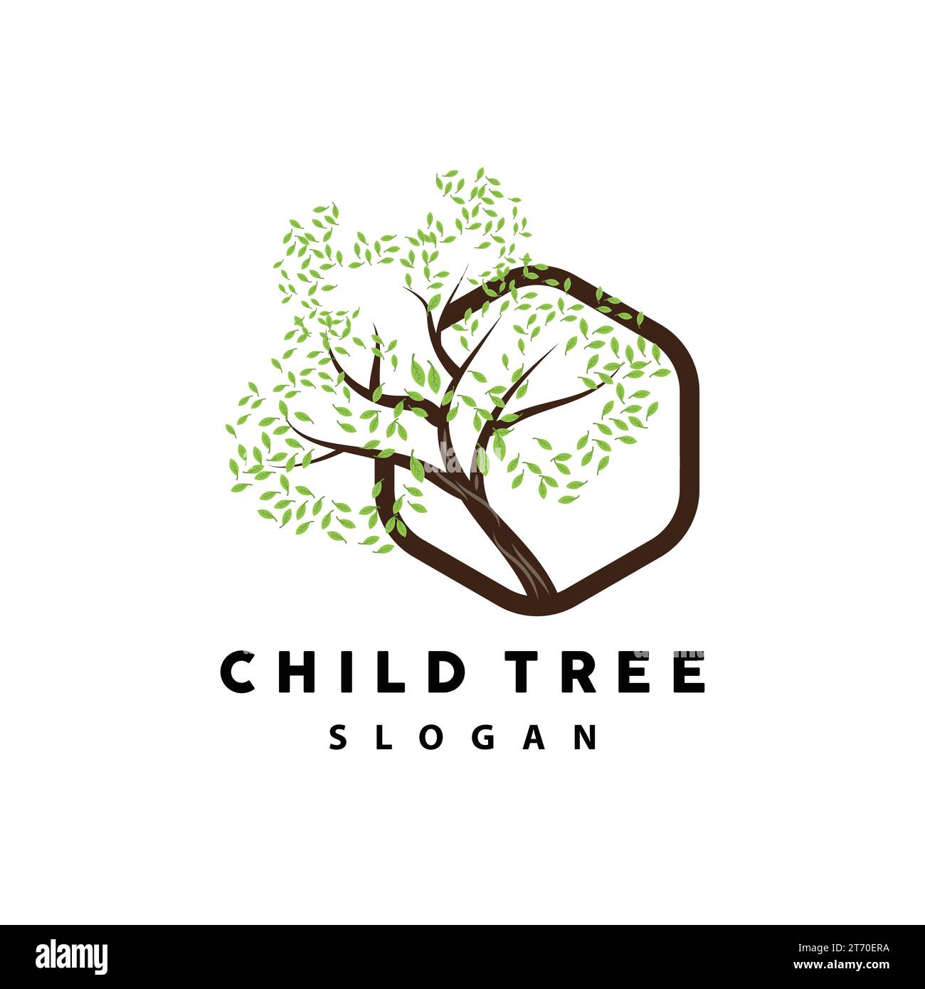 Tree Logo, Life Balance Education Vector, Luxurious Elegant Simple Tree ...