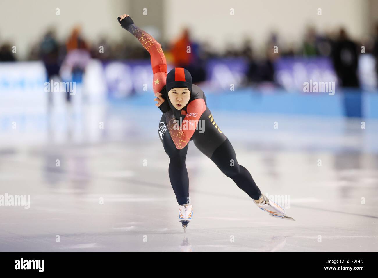 Tian Ruining (CHN), NOVEMBER 11, 2023 - Speed Skating : ISU Speed Skating World Cup 2023/24 ...