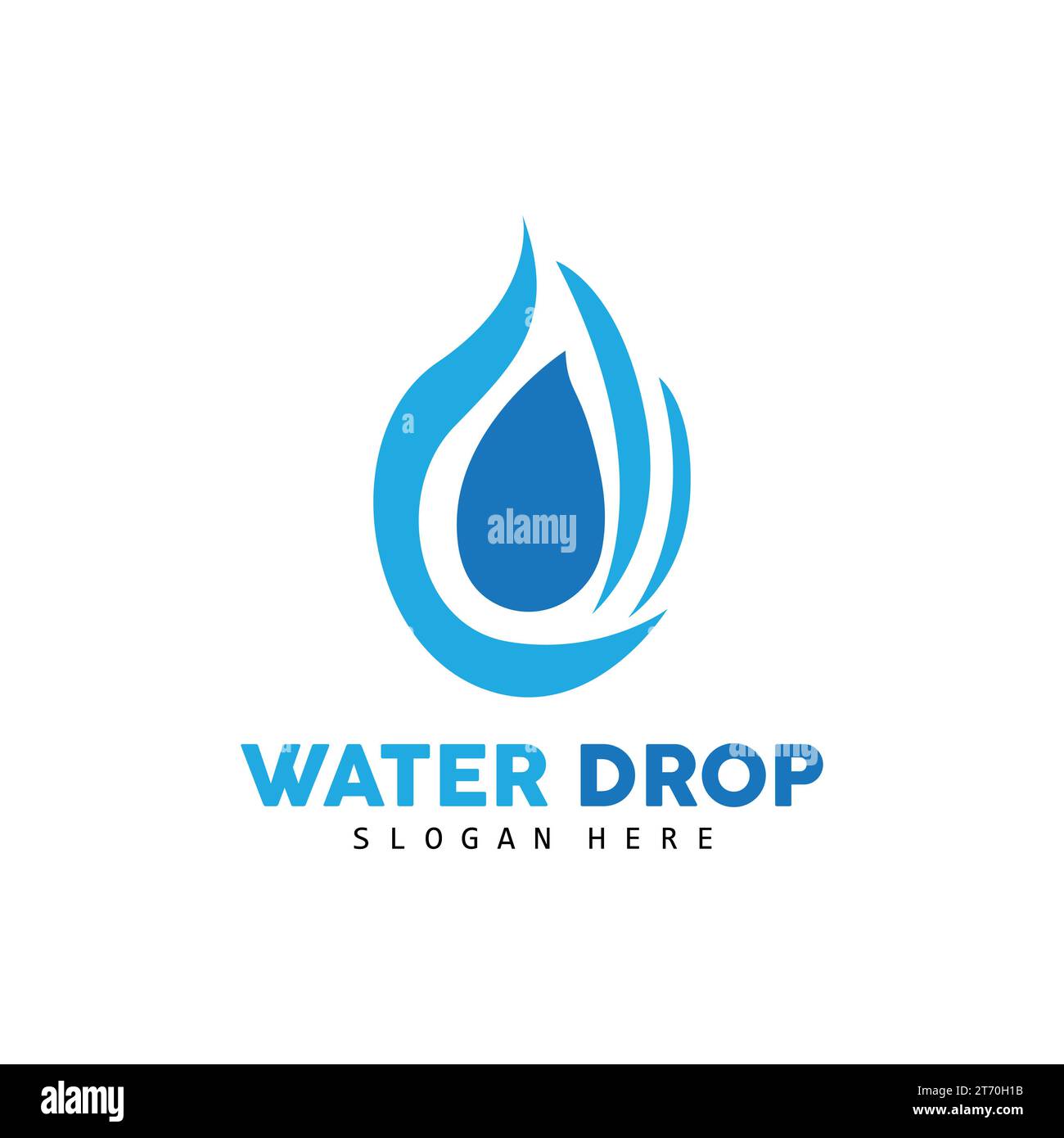 Water Drop Logo, Simple Vector, Elegant Design, Icon Symbol Template ...