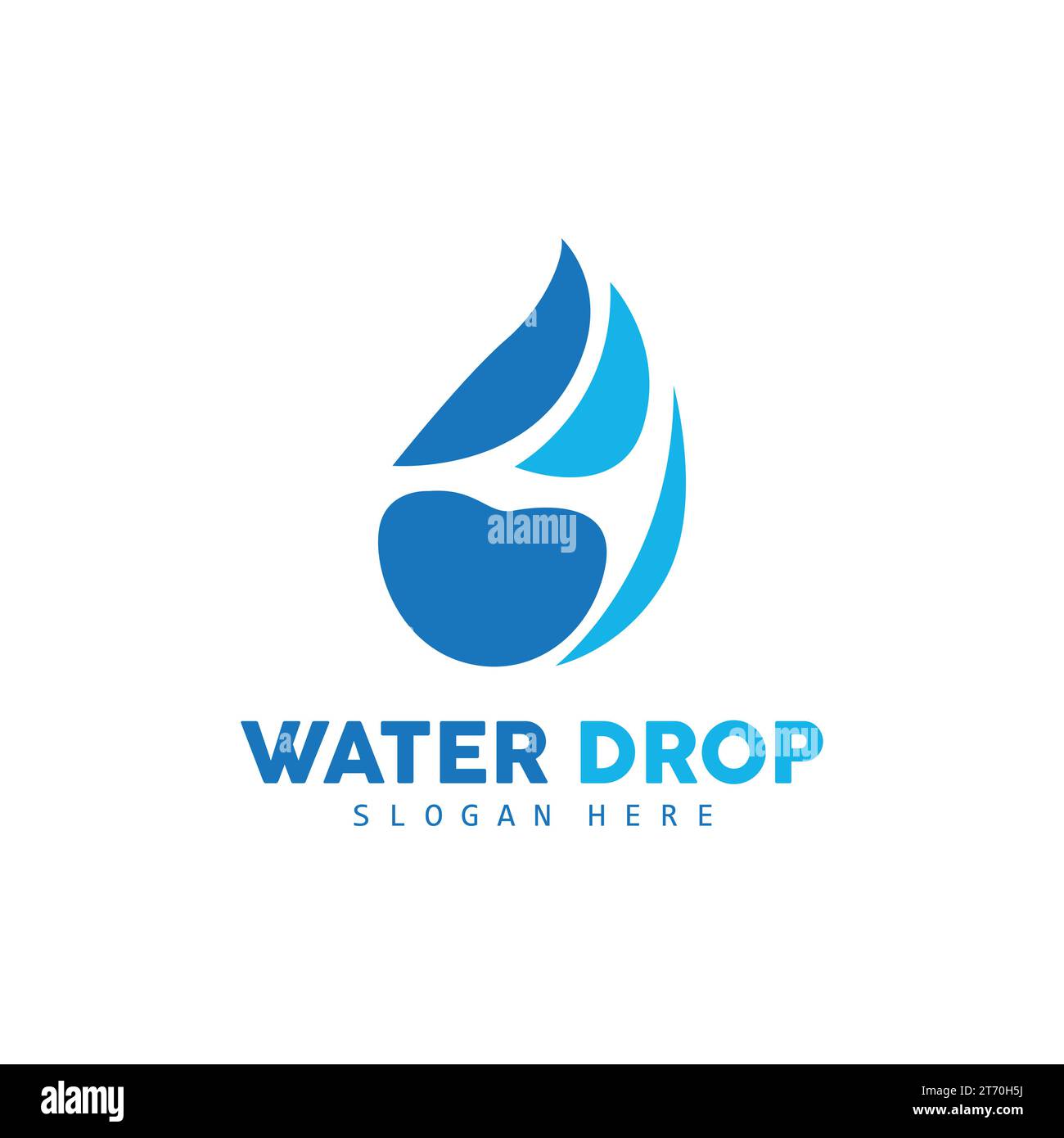 Water Drop Logo, Simple Vector, Elegant Design, Icon Symbol Template ...