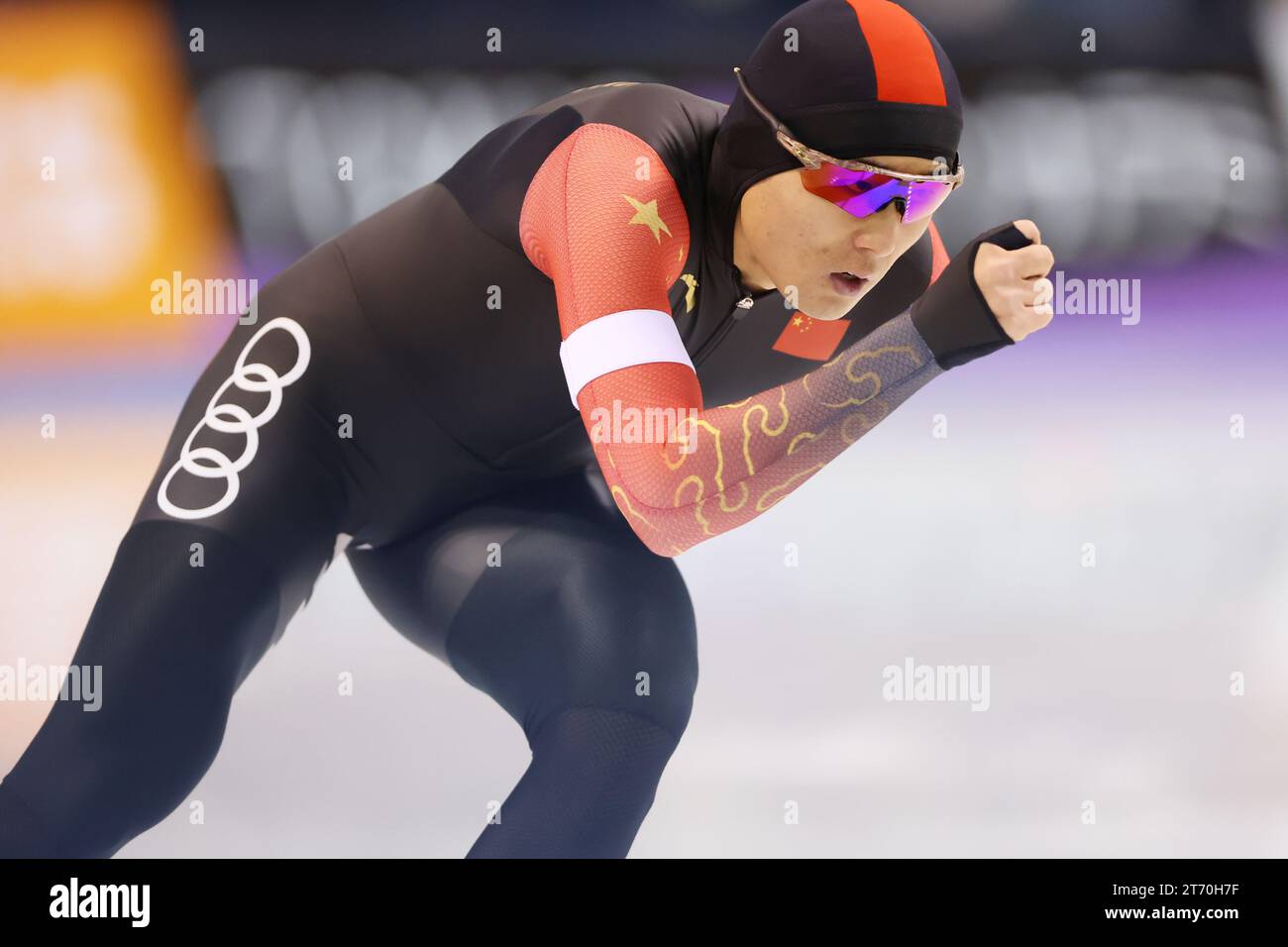 Kahanbai Alemasi (CHN), NOVEMBER 11, 2023 - Speed Skating : ISU Speed ...