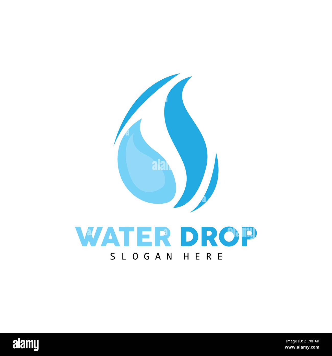 Water Drop Logo, Simple Vector, Elegant Design, Icon Symbol Template ...