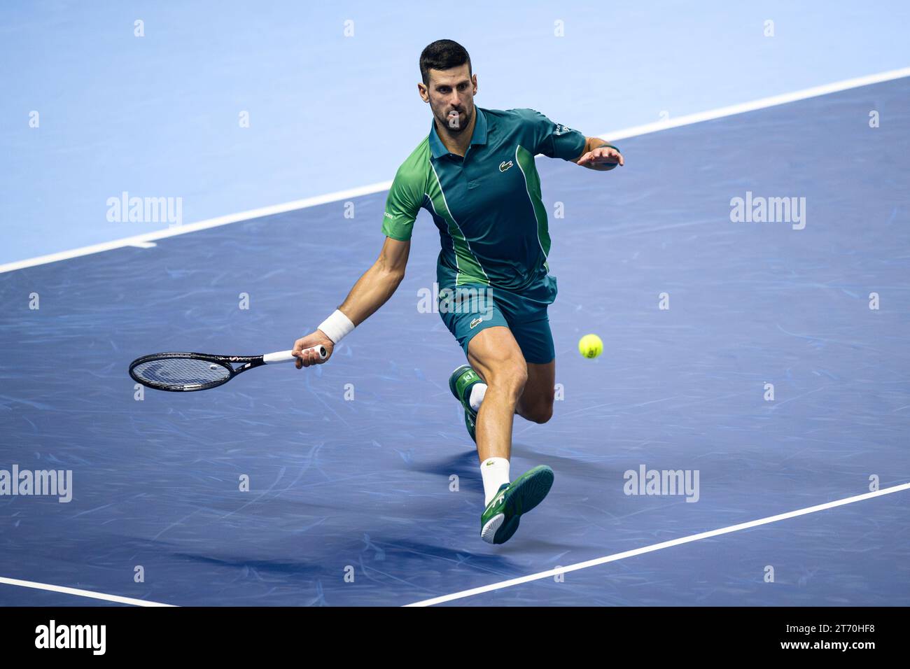 Novak djokovic forehand hi-res stock photography and images - Alamy