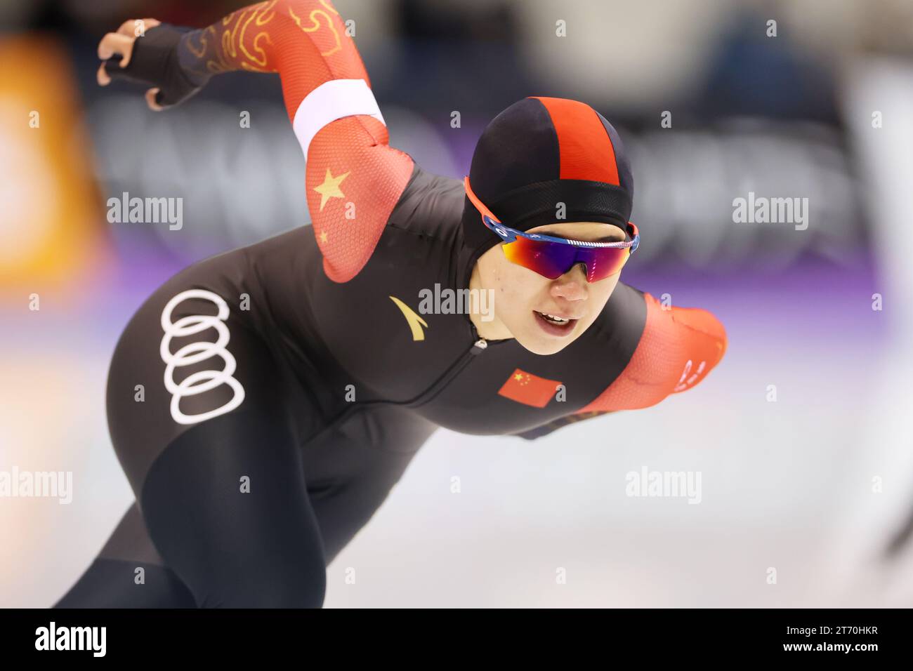 Tian Ruining (CHN), NOVEMBER 11, 2023 - Speed Skating : ISU Speed ...