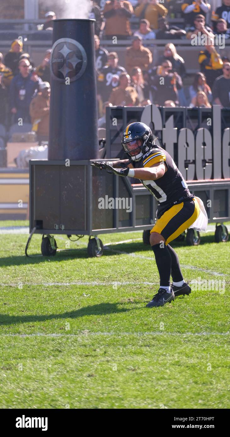 NOV 12, 2023: Jaylen Warren #30 during the Pittsburgh Steelers vs Green ...