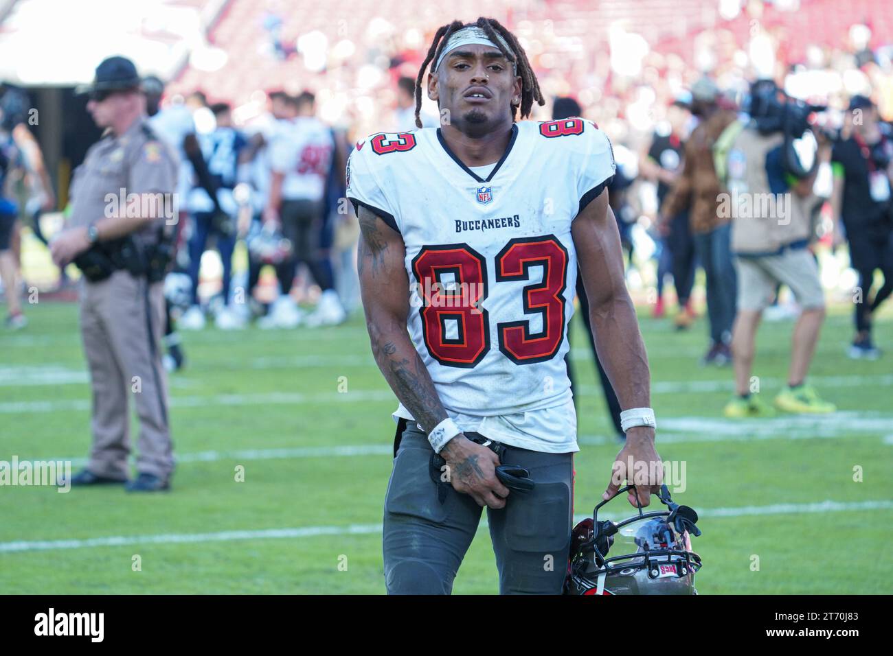 Tampa Bay, Florida, USA, November 12, 2023, Tampa Bay Buccaneers player ...