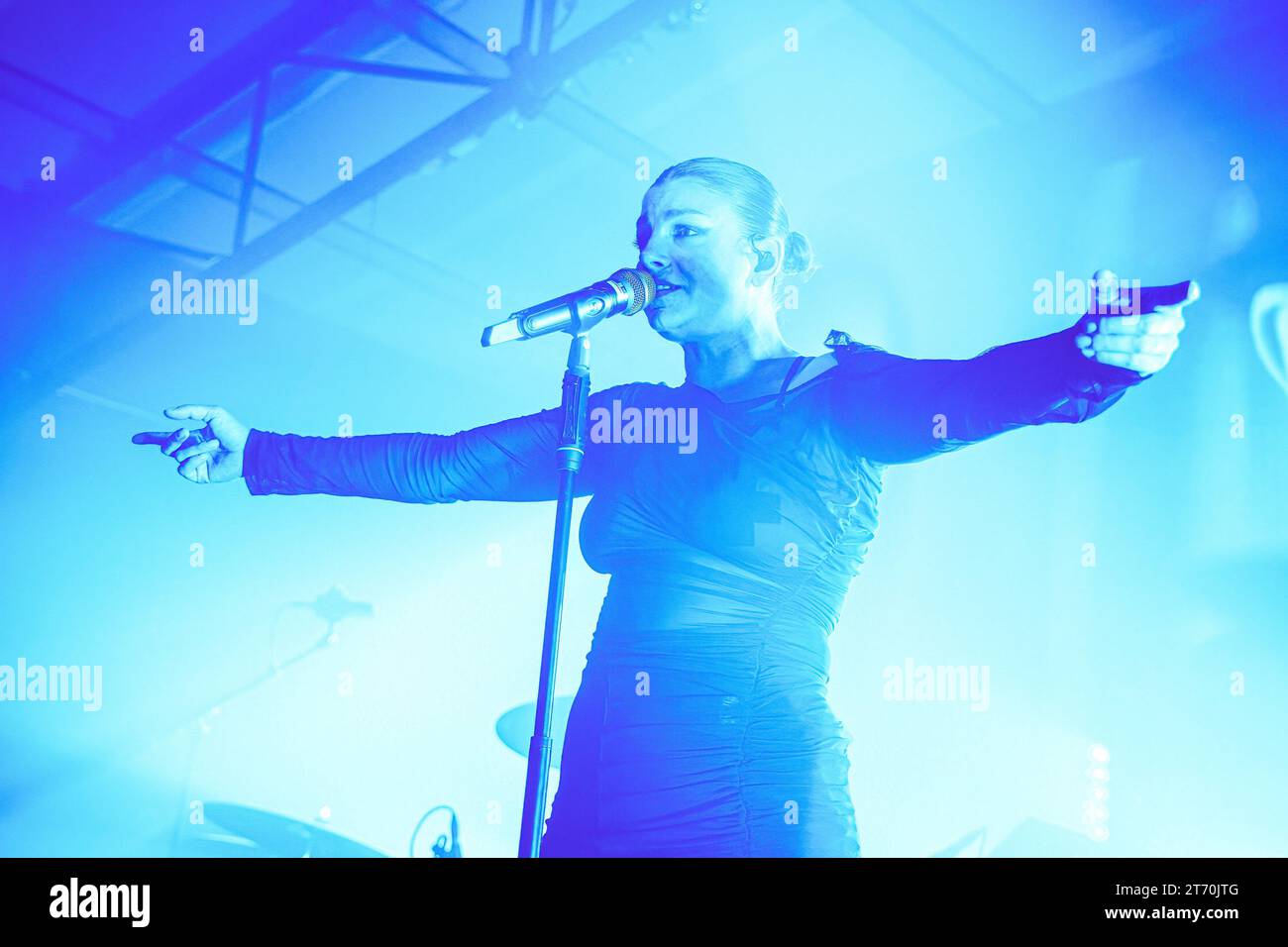 Rome, Italy. 12th Nov, 2023. Emma Marrone performs on stage at Largo ...