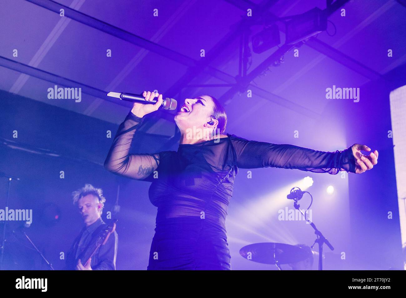 Rome, Italy. 12th Nov, 2023. Emma Marrone performs on stage at Largo ...