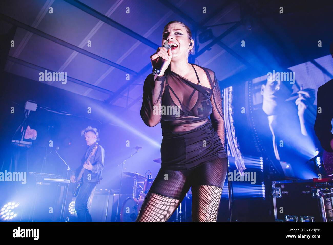 Rome, Italy. 12th Nov, 2023. Emma Marrone performs on stage at Largo ...