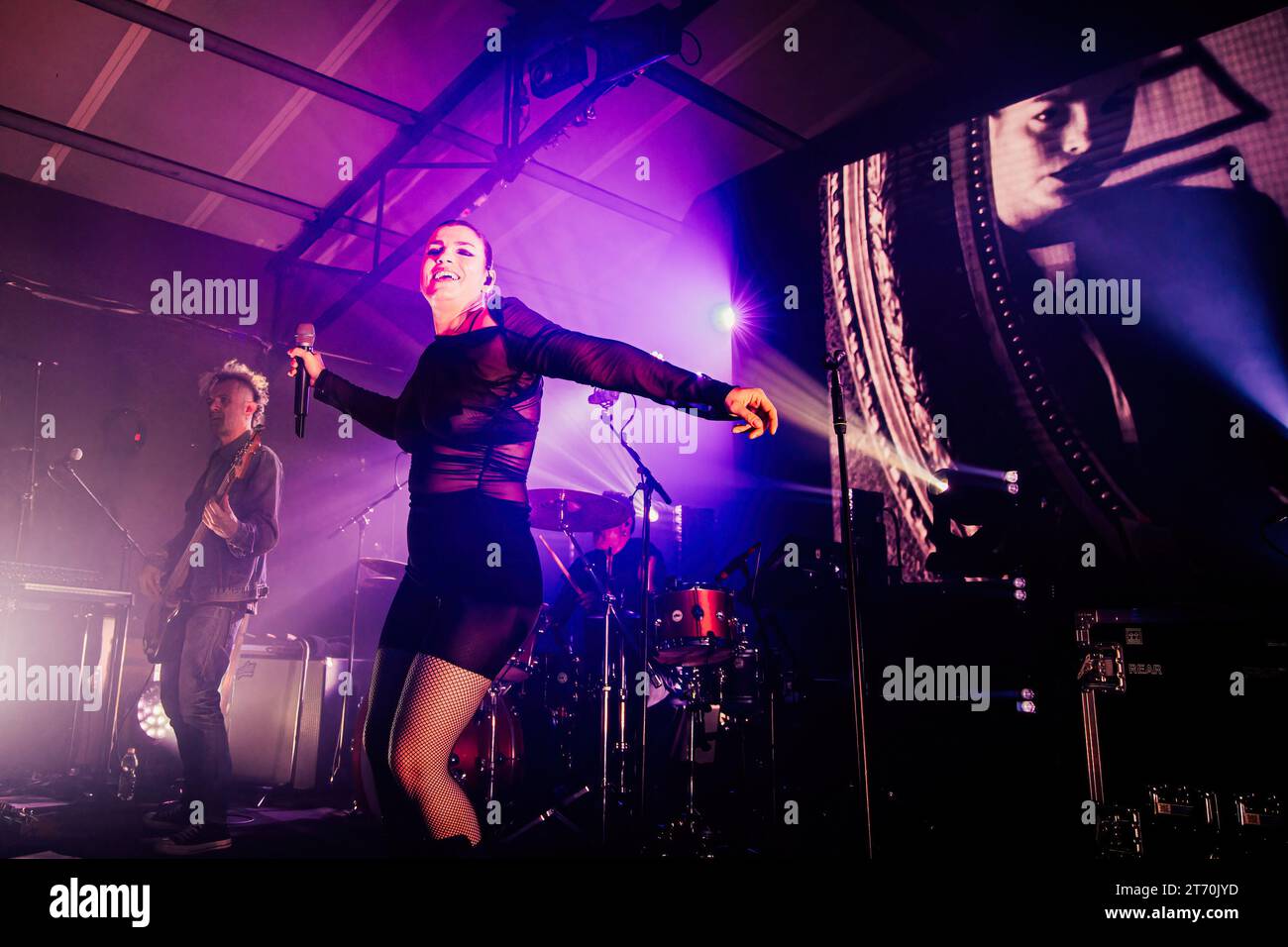Rome, Italy. 12th Nov, 2023. Emma Marrone performs on stage at Largo ...