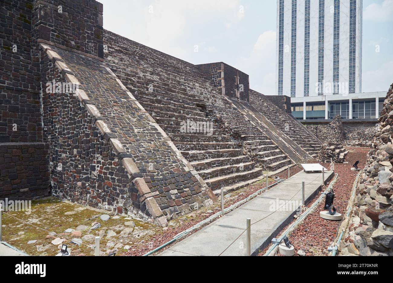 The ancient Aztec ruins of Tlatelolco in Mexico City Stock Photo - Alamy