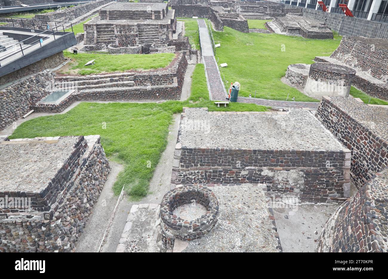 The ancient Aztec ruins of Tlatelolco in Mexico City Stock Photo - Alamy