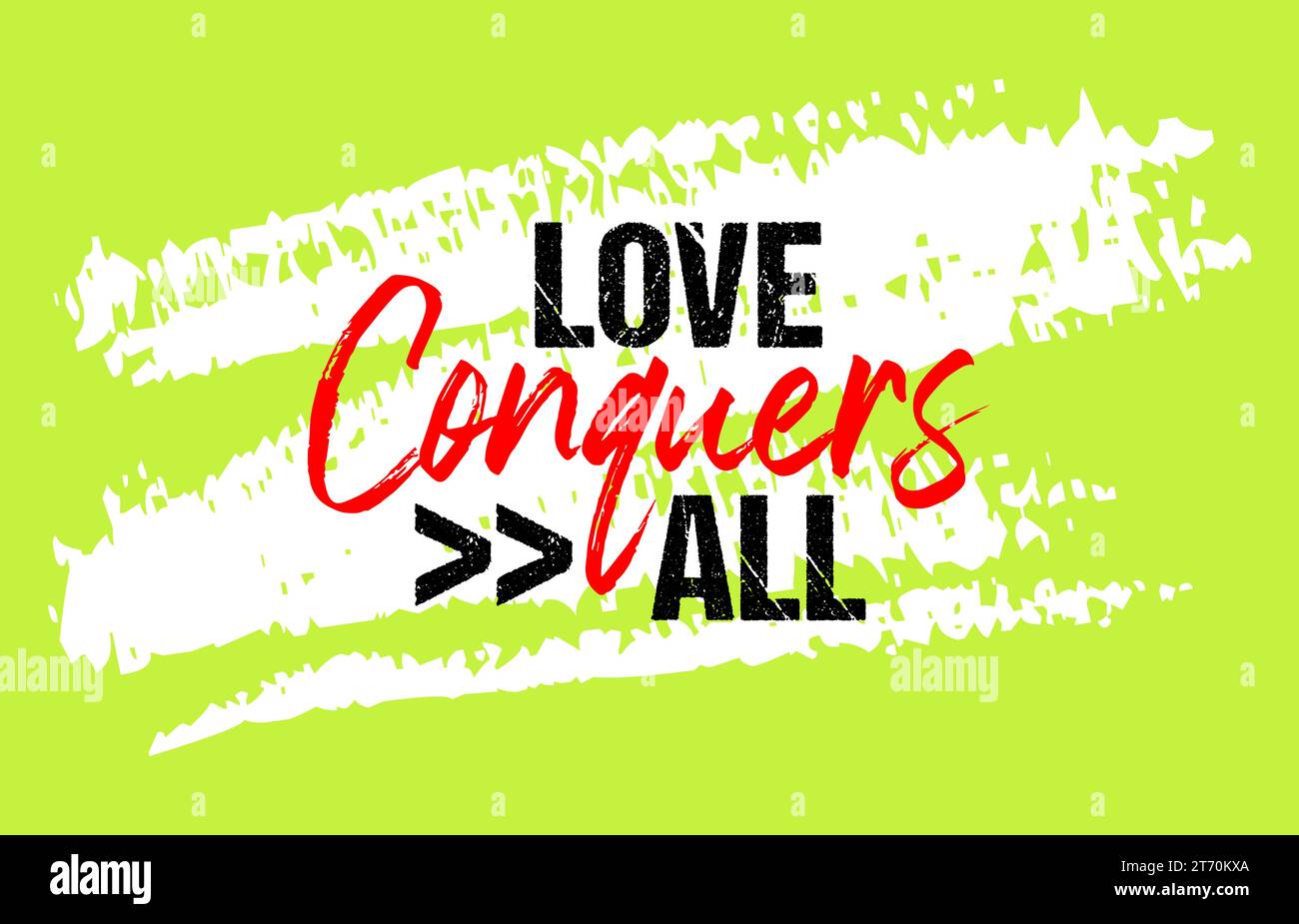 Love conquers Stock Vector Images - Alamy