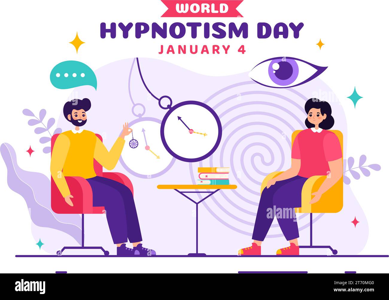 Hypnotize vector vectors hi-res stock photography and images - Alamy