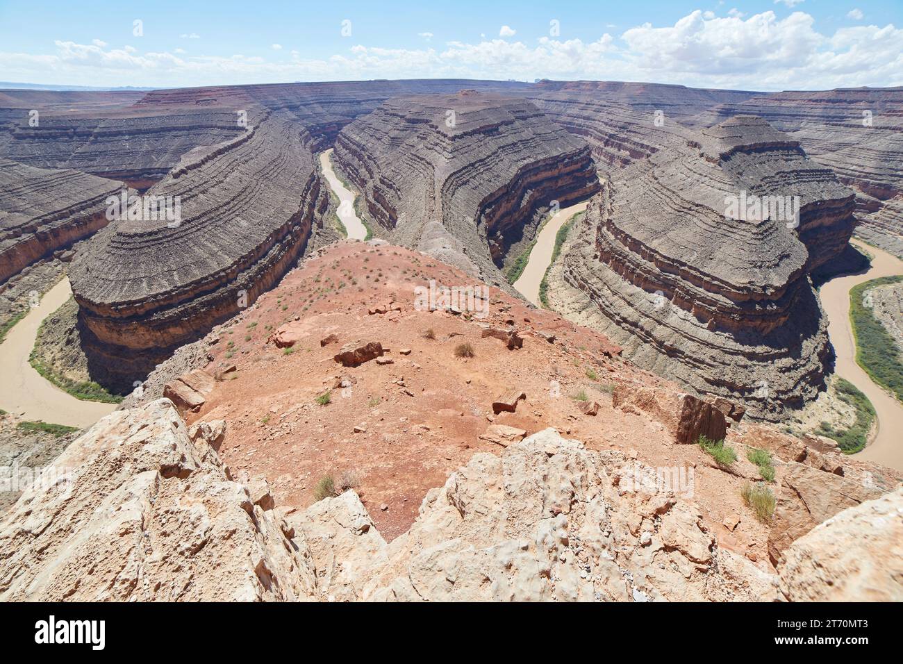 The incredible Goosenecks State Park in Utah Stock Photo - Alamy