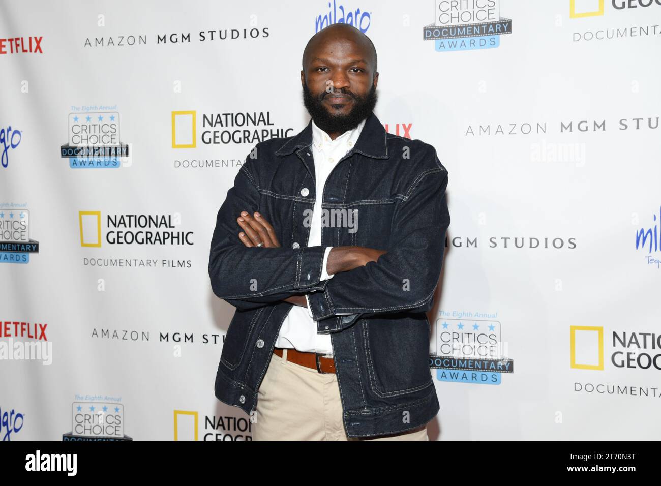 Moses Bwayo attending the Eighth Annual Critics Choice Documentary ...
