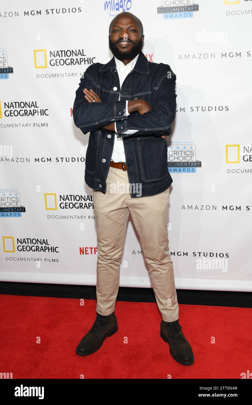 Moses Bwayo attending the Eighth Annual Critics Choice Documentary ...
