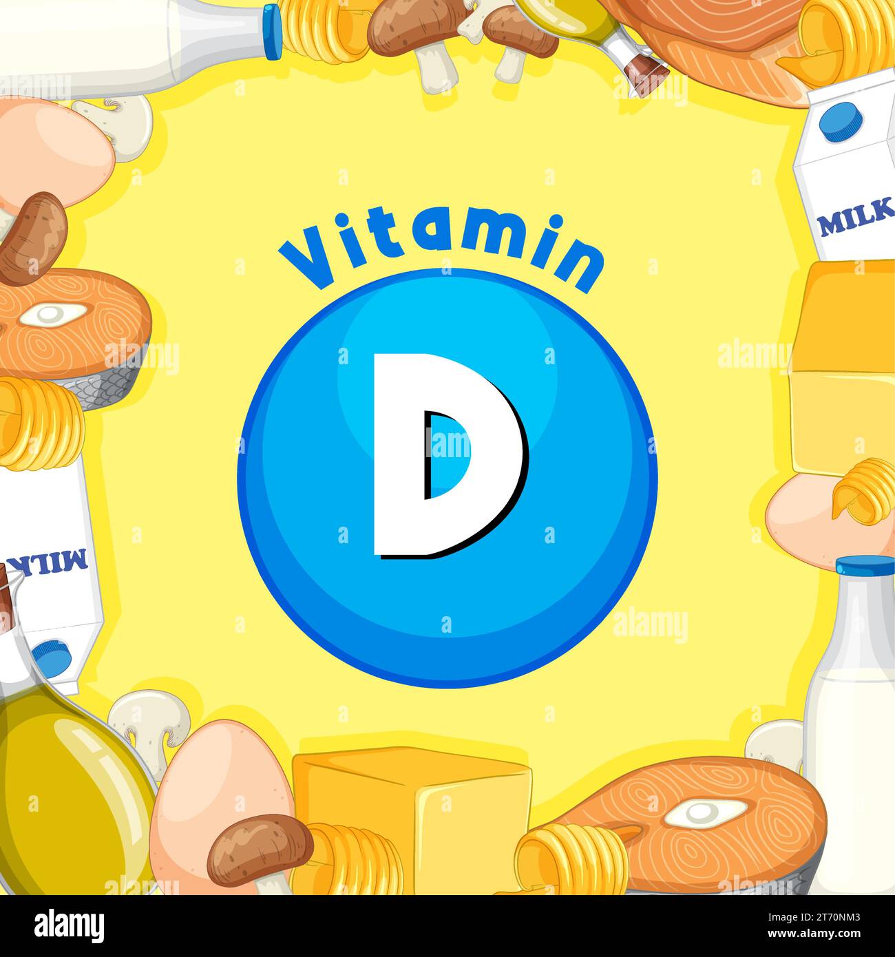 Fortified with vitamin d Stock Vector Images - Alamy