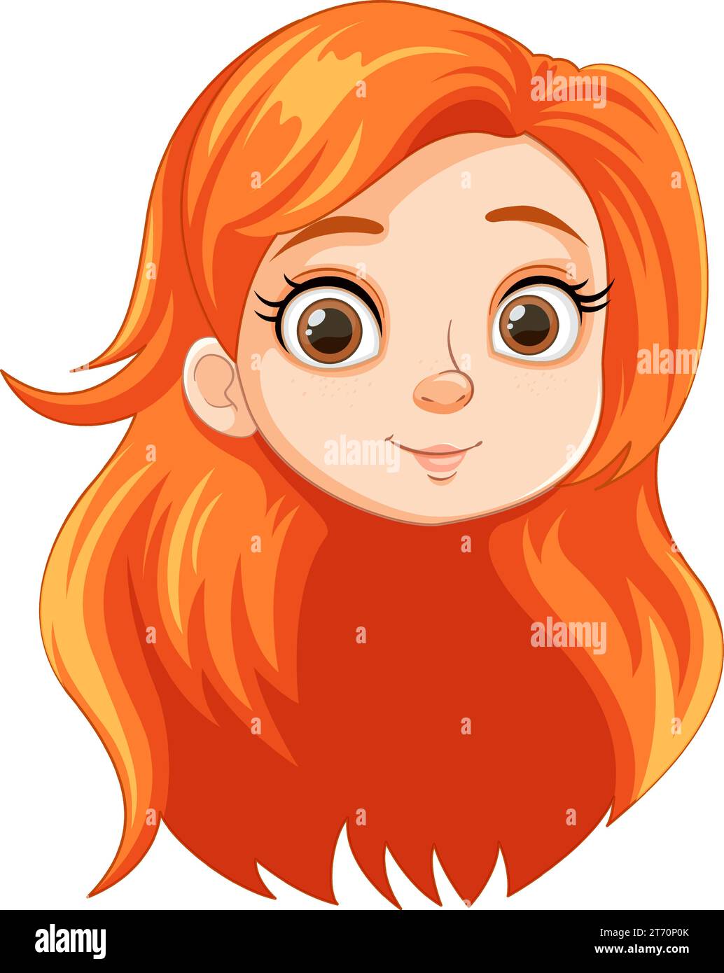 Orange Hair Scene Girl