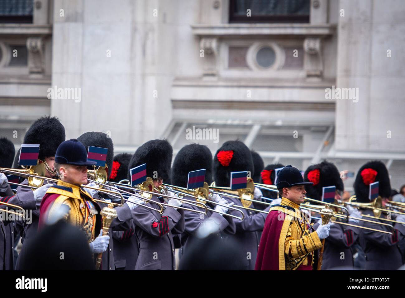 The marching band performs during The 2023 National Service of ...
