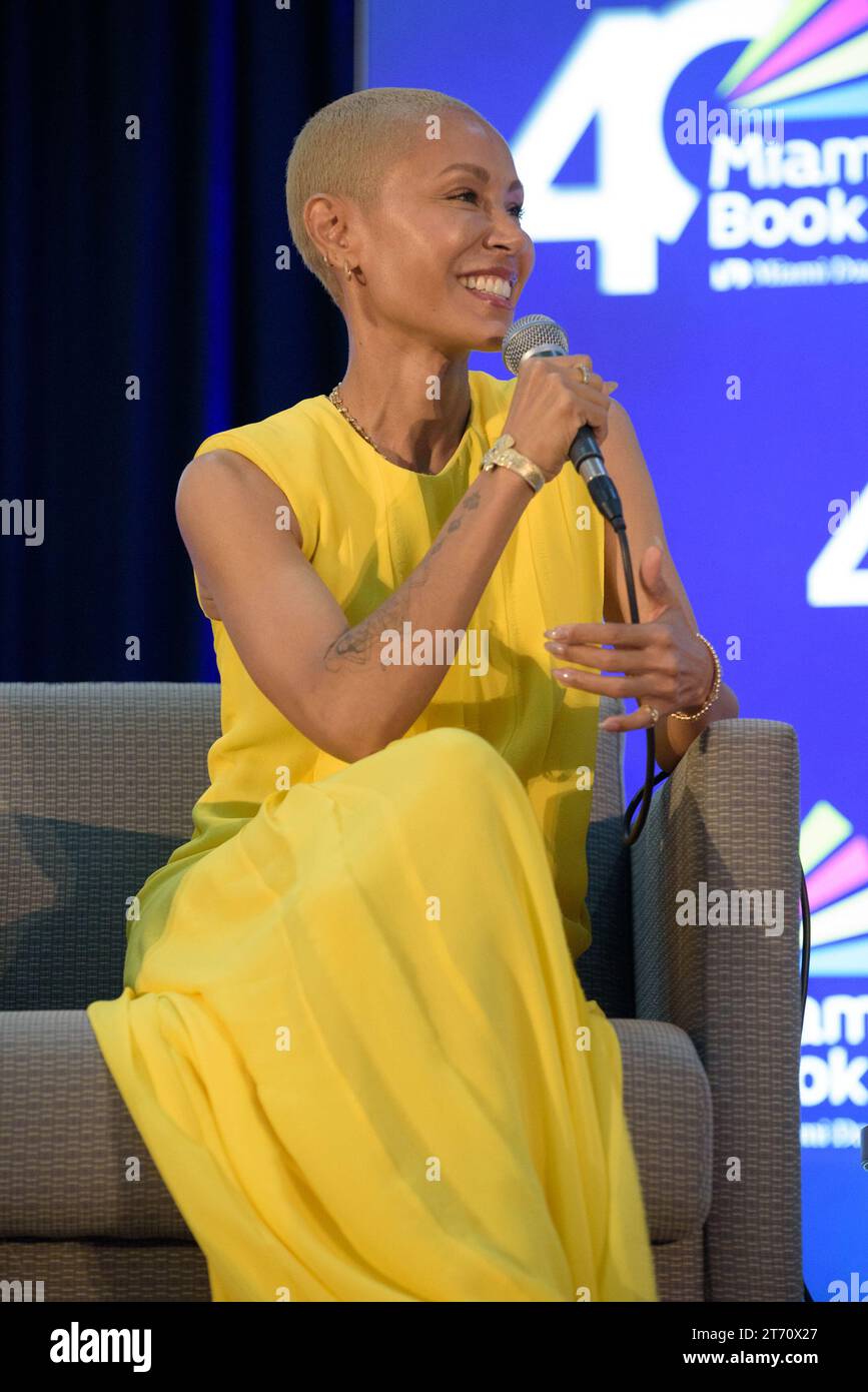 Jada Pinkett Smith speaks about her book 'Worthy' at the 2023 Miami ...