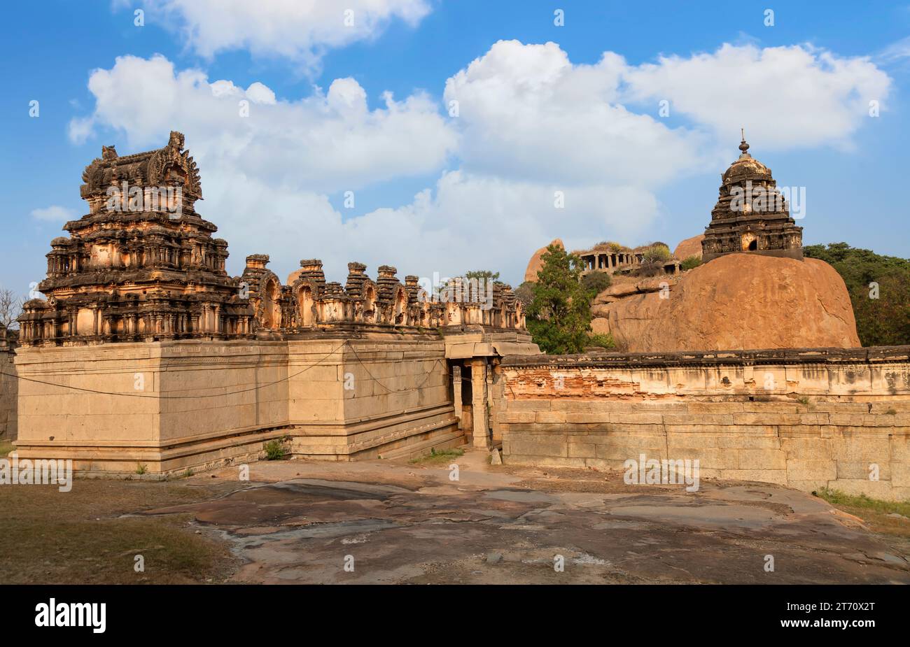 Ancient medieval architecture of Raghunatha Temple at sunset built in ...