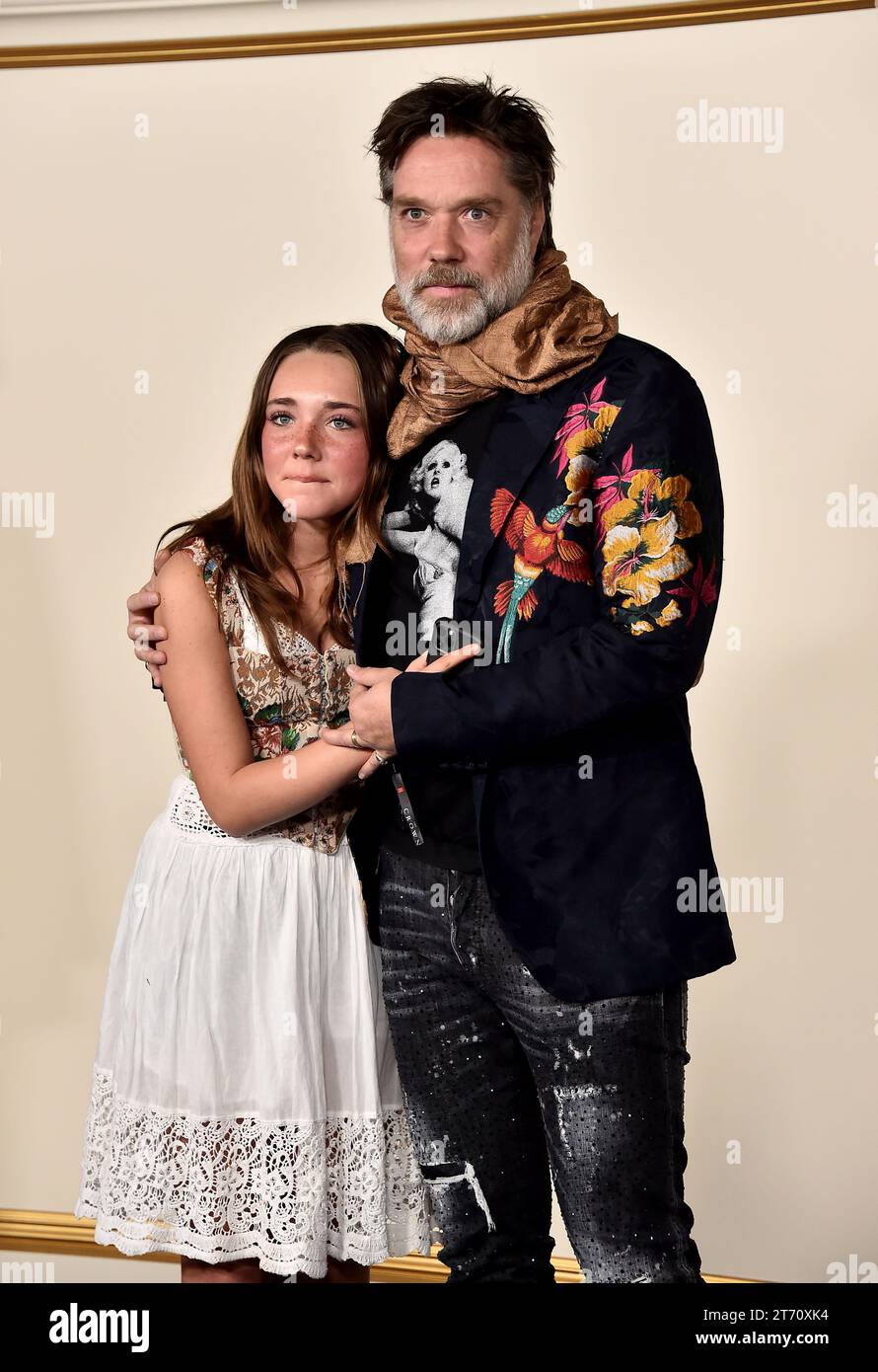 Westwood, USA. 12th Nov, 2023. Rufus Wainwright and Viva Wainwright ...