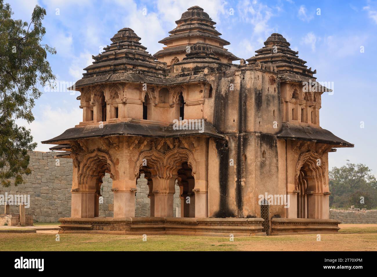 Lotus Mahal a medieval architecture structure used as residue place for ...