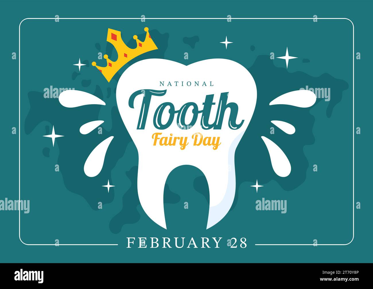National Tooth Fairy Day Vector Illustration with Little Girl to Help ...