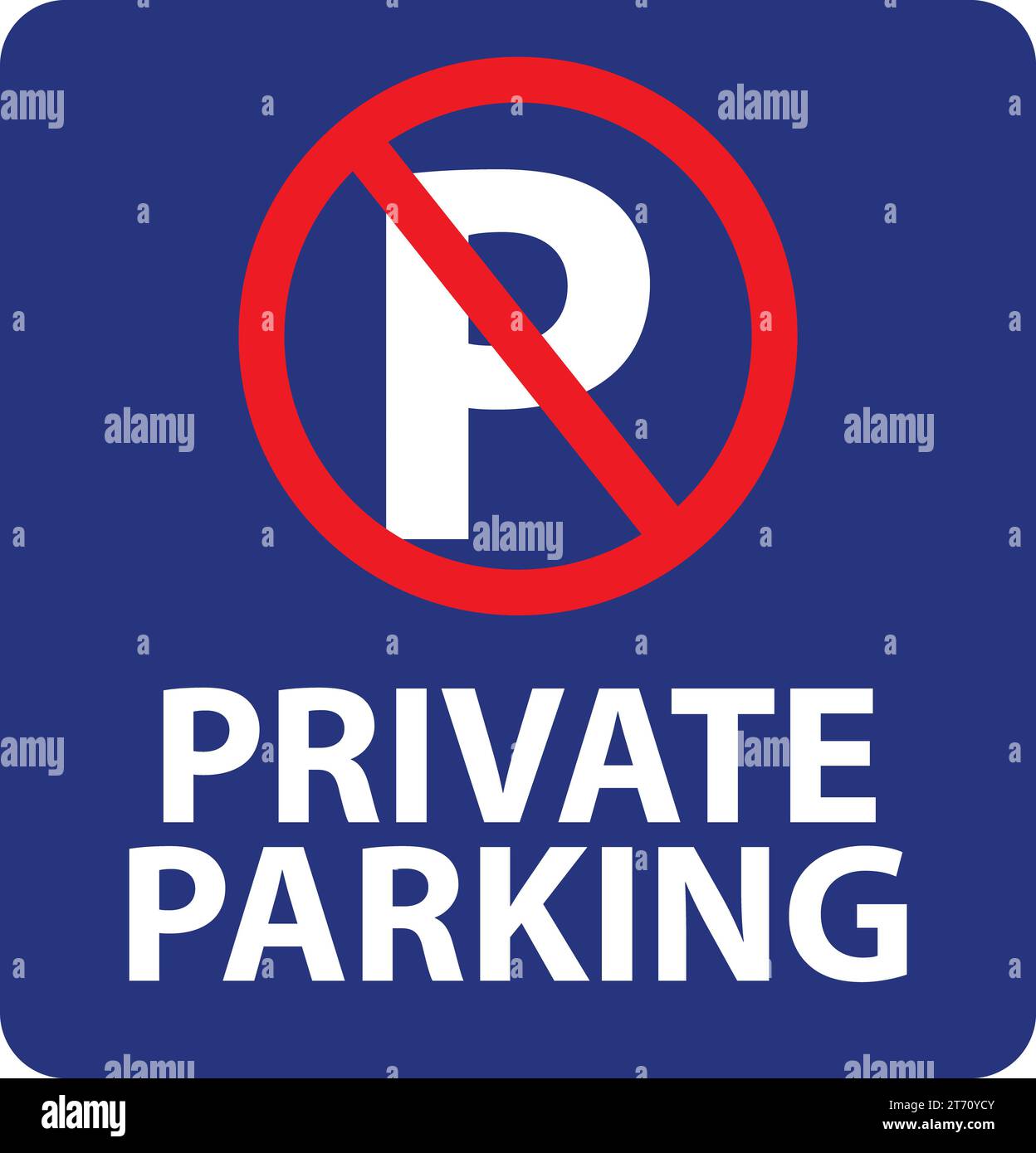 Sticker parking prohibited sign label hi-res stock photography and ...