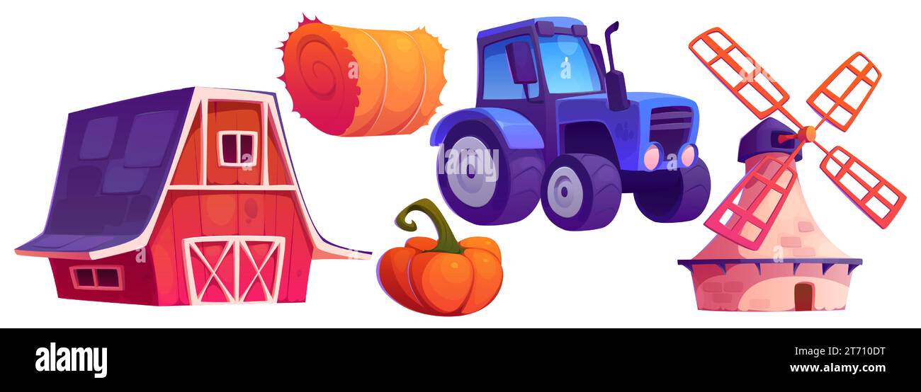 Farm barn windmill on Cut Out Stock Images & Pictures - Alamy