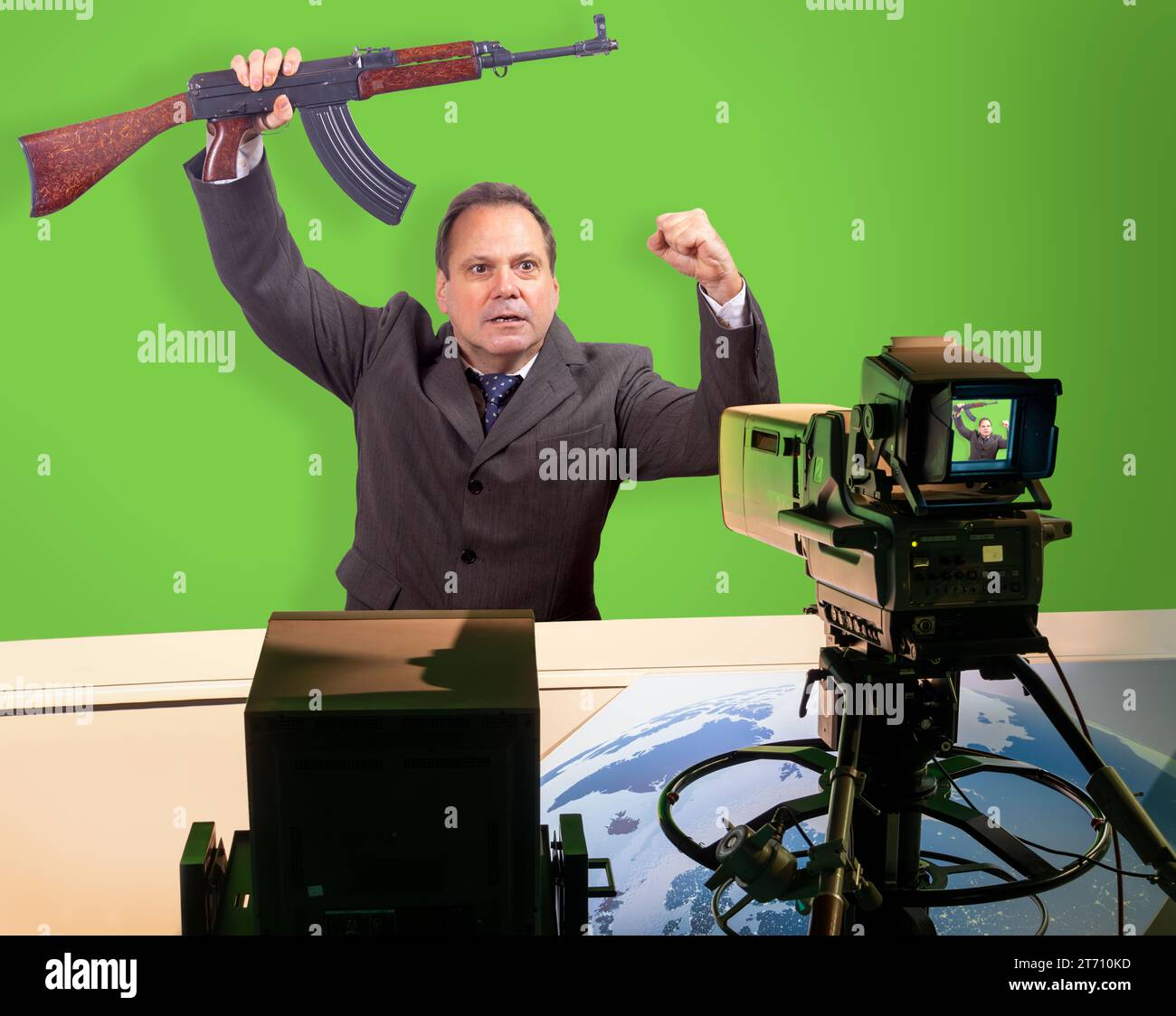 Tv studio interview hi-res stock photography and images - Alamy