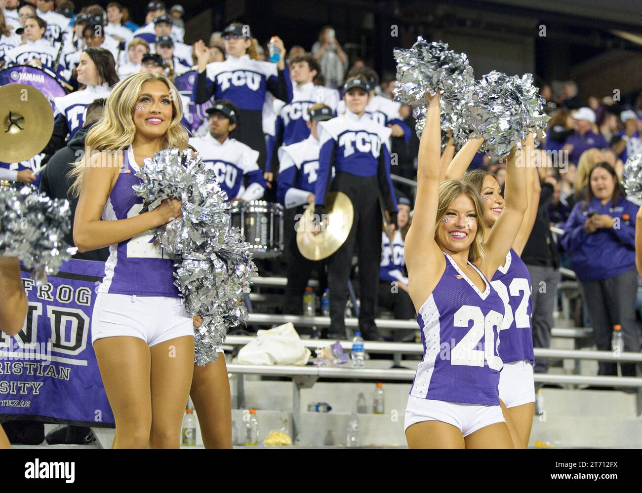 November 11 2023 Tcu Horned Frogs Showgirls During The 2nd Half The