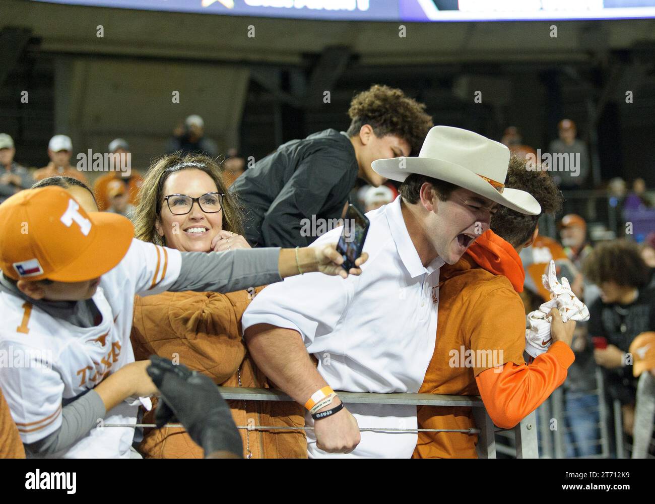 November 11 2023: Texas Longhorns fans after the NCAA Football game ...