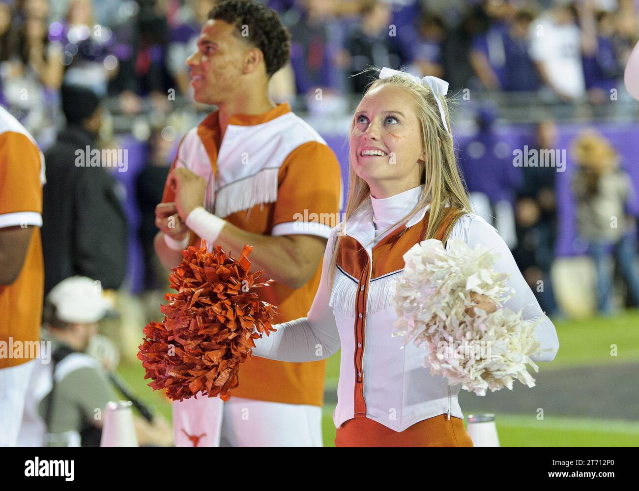 November 11 2023: Texas Longhorns cheerleaders during the 2nd half the ...